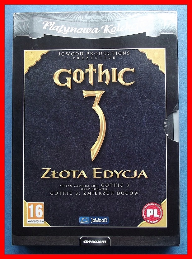 GOTHIC 3 III - ZŁOTA EDYCJA - PLATYNOWA KOLEKCJA - 12265312082 ...