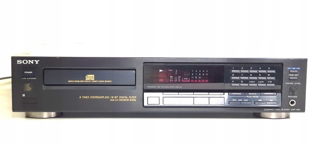Sony odtwarzacz kompaktowy CD player CDP 590 XX9 - 9408772827 - oficjalne archiwum Allegro