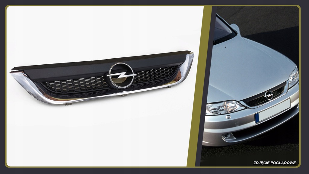 Opel Vectra B grill gril atrapa Zender OPC tuning - 12773149190 ...
