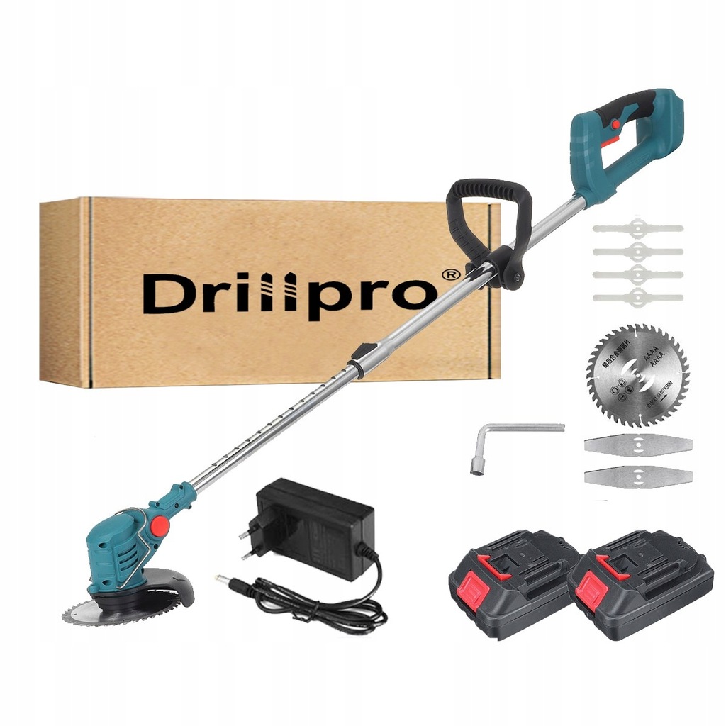 KOSA PODKASZARKA AKUMULATOROWA Drillpro 21V 2AH - 11892139689 - oficjalne archiwum Allegro