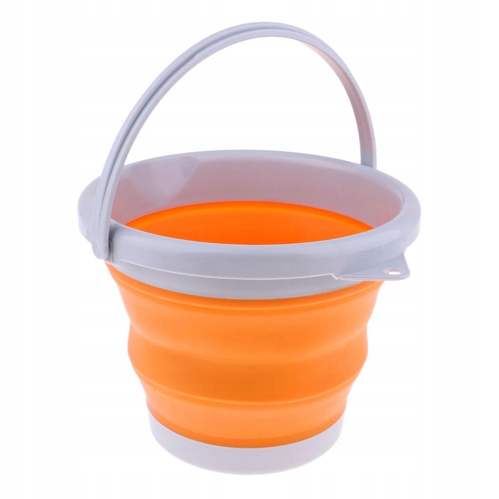 Folding Collapsible Bucket Foldable 5L Orange - 13561243338 - oficjalne ...
