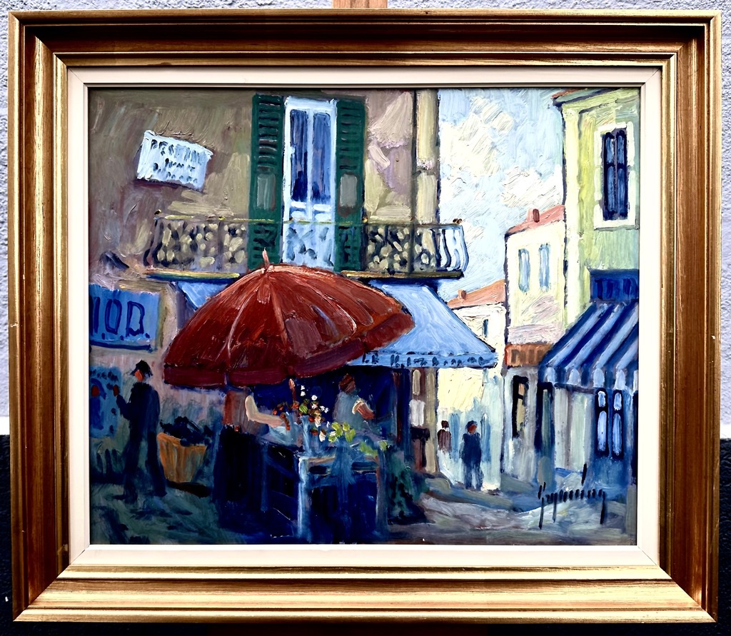 KARL EVERT GRYNNING - PARYŻ - STARY CENNY OBRAZ - 13521355707 ...