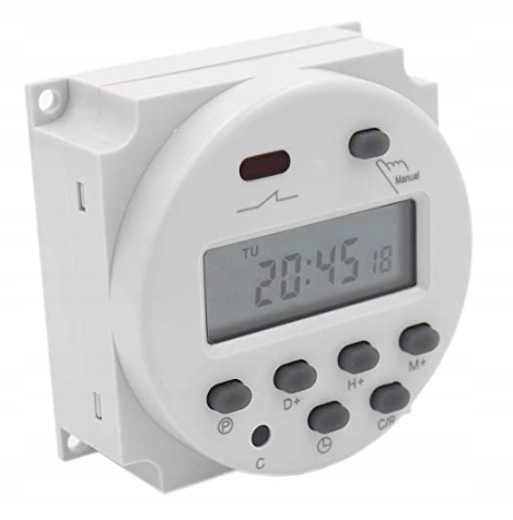 WŁĄCZNIK WYŁACZNIK CZASOWY 220V PROGRAMATOR TIMER - 12918932068 ...