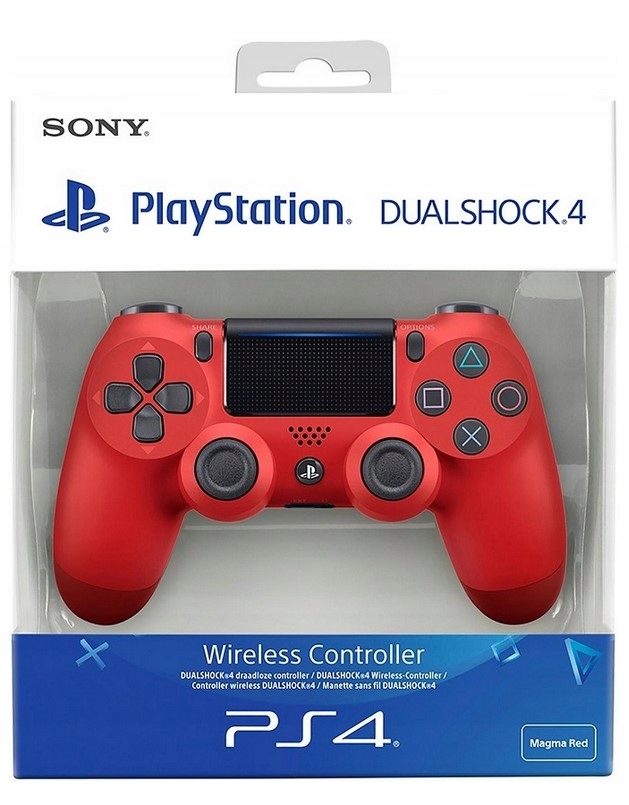 PS4 PAD SONY DUALSHOCK 4 MAGMA RED CZERWONY - 12154871902 - oficjalne ...