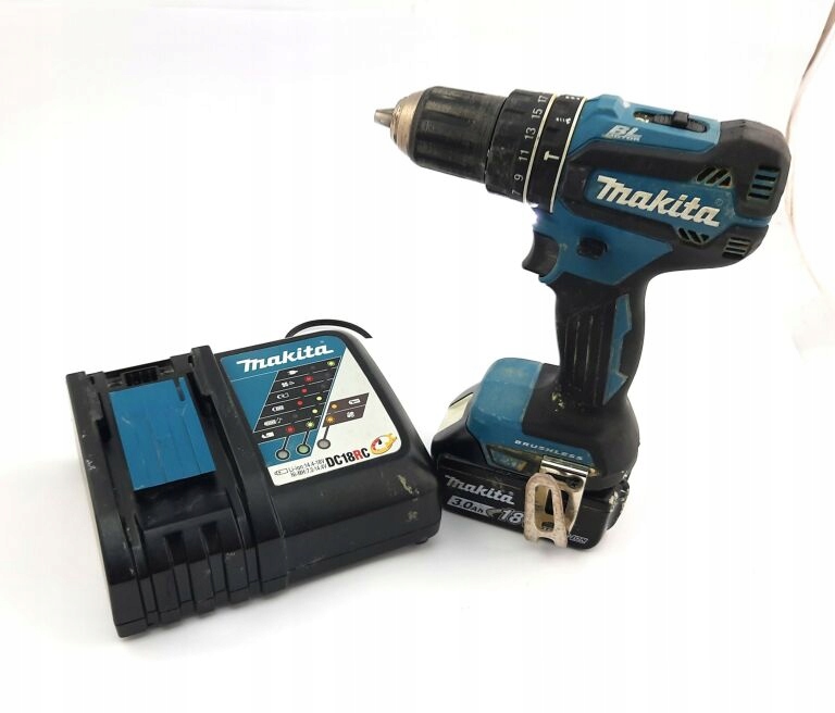 WKRĘTARKA MAKITA DHP485 Z ŁADOWARKĄ I BATERIĄ - 12550757747 - oficjalne ...