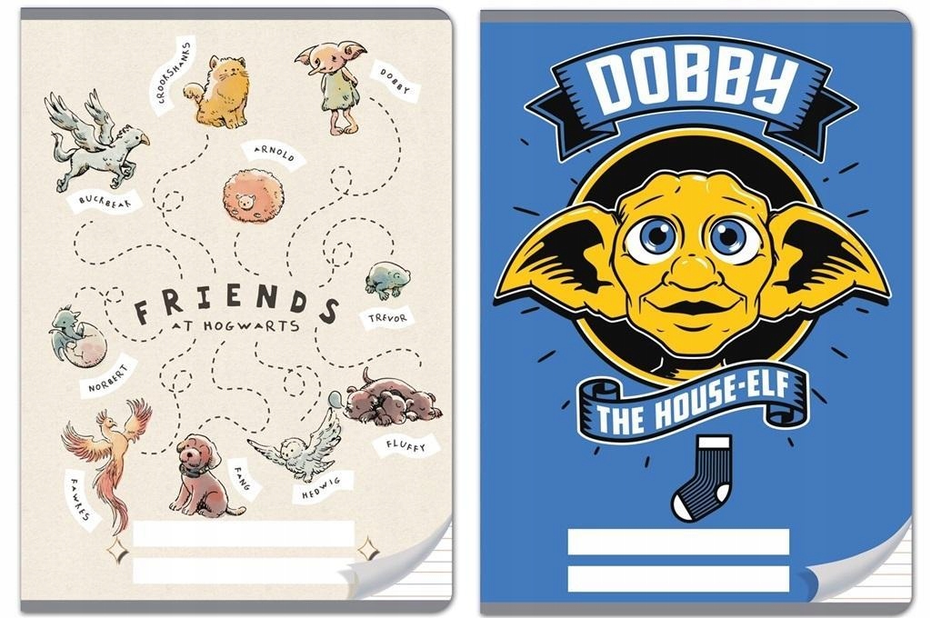 ZESZYT A5/16K KRATKA HARRY POTTER (20SZT) - 12462844779 - oficjalne archiwum Allegro