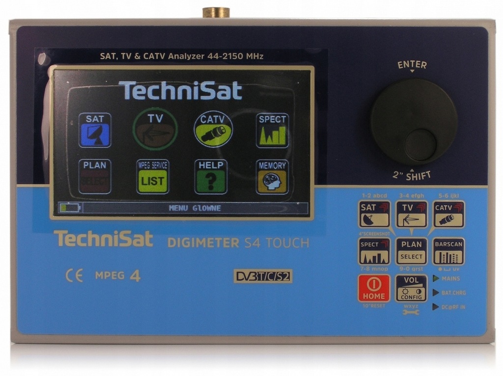 Miernik Technisat DIGIMETER S4 Touch DVB-T/C/S2 - 8709103684 - oficjalne archiwum Allegro