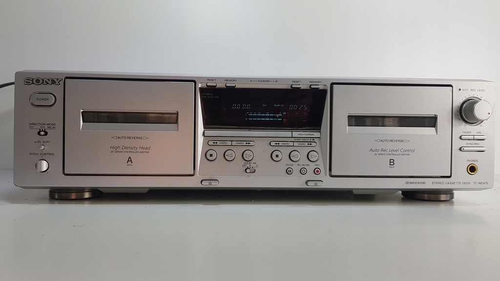 Sony TC WE475 475 dwukasetowy magnetofon deck - 8542259625 - oficjalne ...