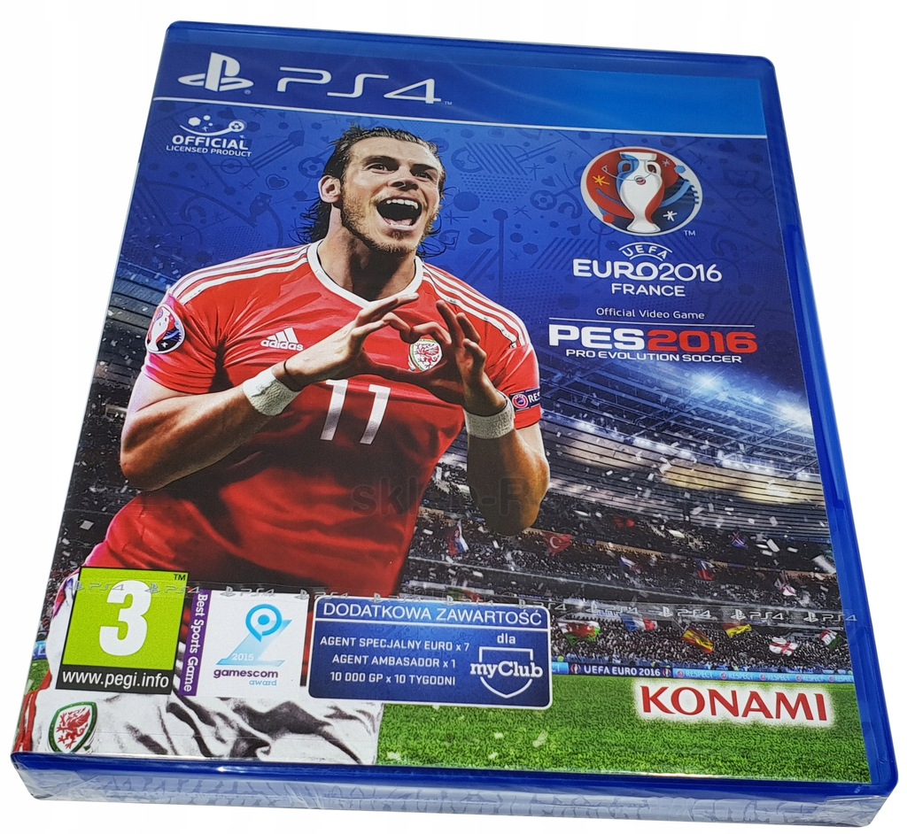 PES 16 PRO EVOLUTION SOCCER 2016 PS4 NOWA PES16 - 7730776427 ...