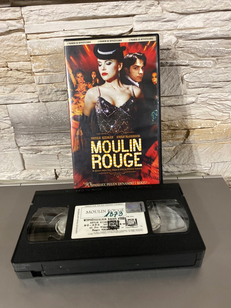 Moulin Rouge VHS Nicole Kidman - 15133551114 - oficjalne archiwum Allegro