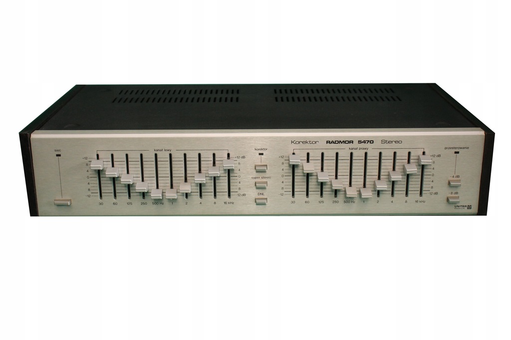 Unitra RADMOR 5470 korektor drewniane boczki - 12672337970 - oficjalne ...