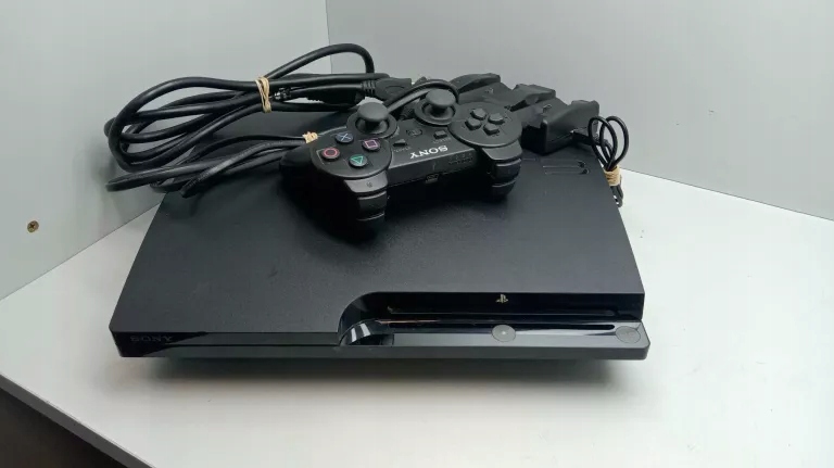 KONSOLA PS3 CECH-2504B 250GB PAD STACJA ŁADUJĄCA - 14843736132 - oficjalne archiwum Allegro