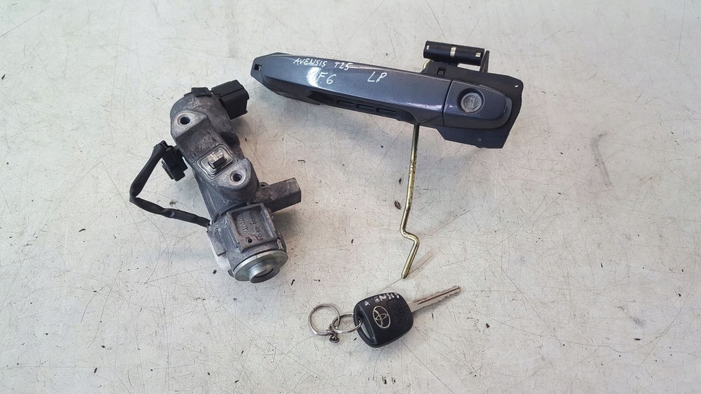 Stacyjka kluczyk klamka 1F6 Toyota Avensis T25 2,2 - 14185503516 ...