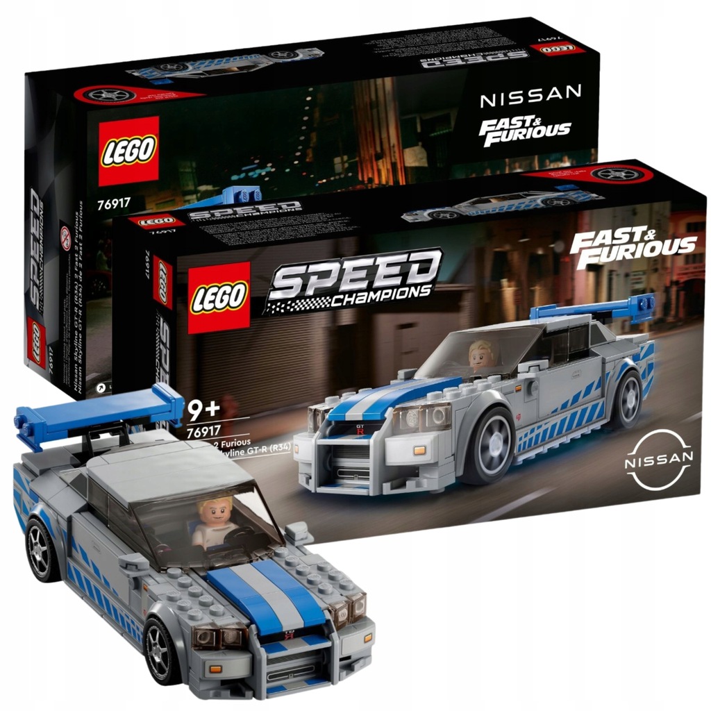 LEGO SPEED CHAMPIONS NISSAN SKYLINE GT-R SZYBCY I WŚCIEKLI FAST FURIOUS ...
