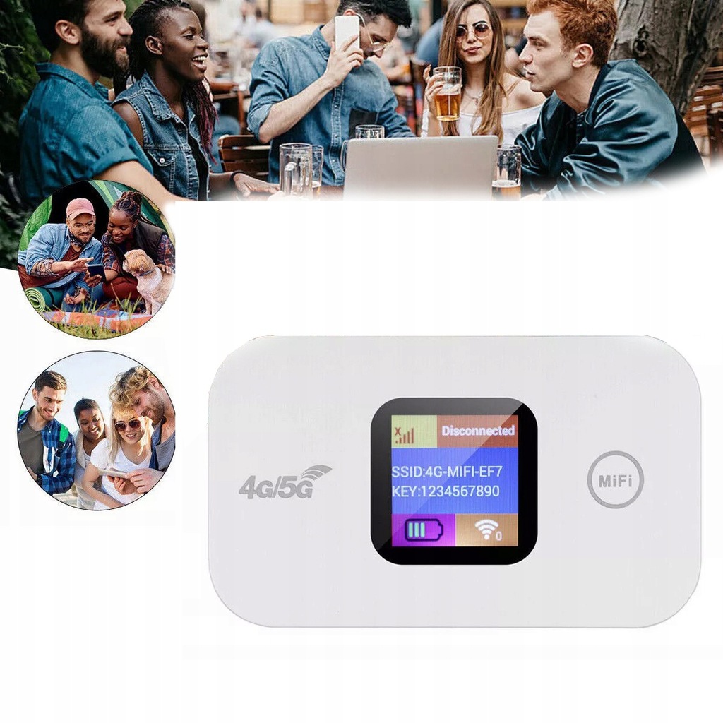 Mobilny przenośny Router Modem LTE 4G 5G SIM WIFI 150 Mbit/s ...