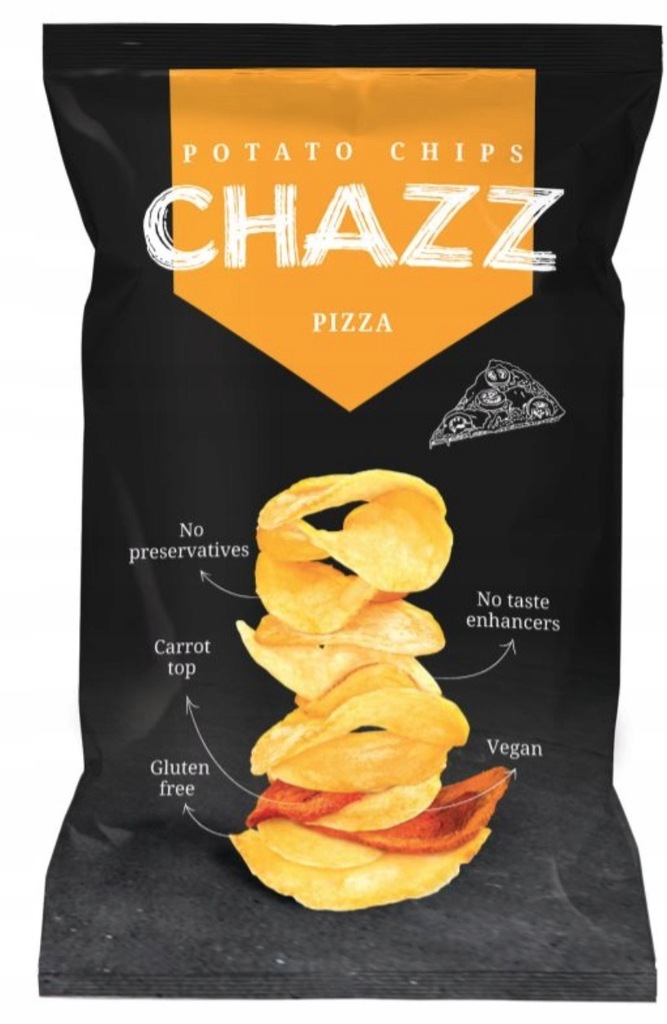 Chazz Potato Chips with Carrot Pizza 90g - 12615900172 - oficjalne ...