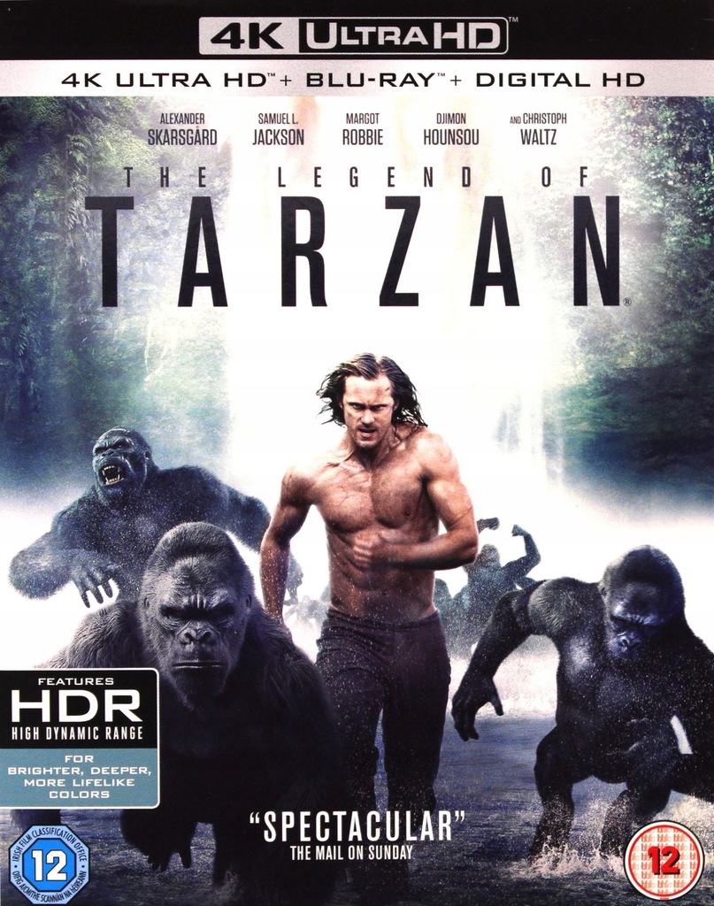 THE LEGEND OF TARZAN (TARZAN: LEGENDA) BLU-RAY 4K+ - 11037276550 ...