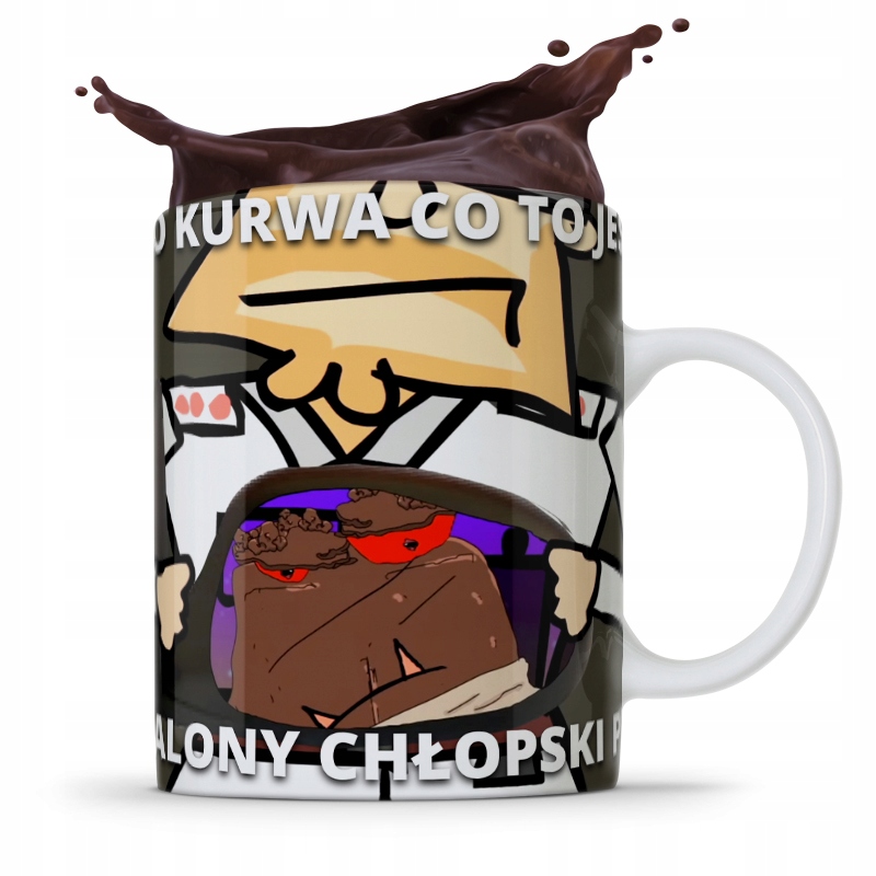 KUBEK KAPITAN BOMBA KUR*A CO TO JEST CHŁOPSKI RYJ - 12200032875 - oficjalne archiwum Allegro