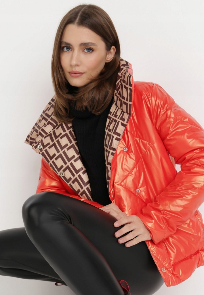 Born2Be Pomarańczowa Kurtka damska S Pikowane - 11104759317 - oficjalne ...