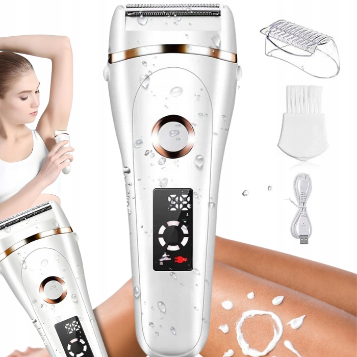Depilator do Ciała Nóg Pach 3w1 USB Golarka Damska Maszynka Bezprzewodowa - 15741063390 ...