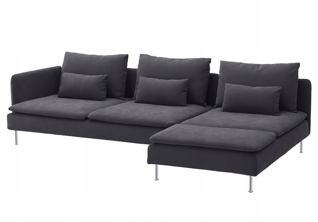 Ikea Soderhamn pokrycie sofy Samsta ciemnoszary - 13073173018 ...