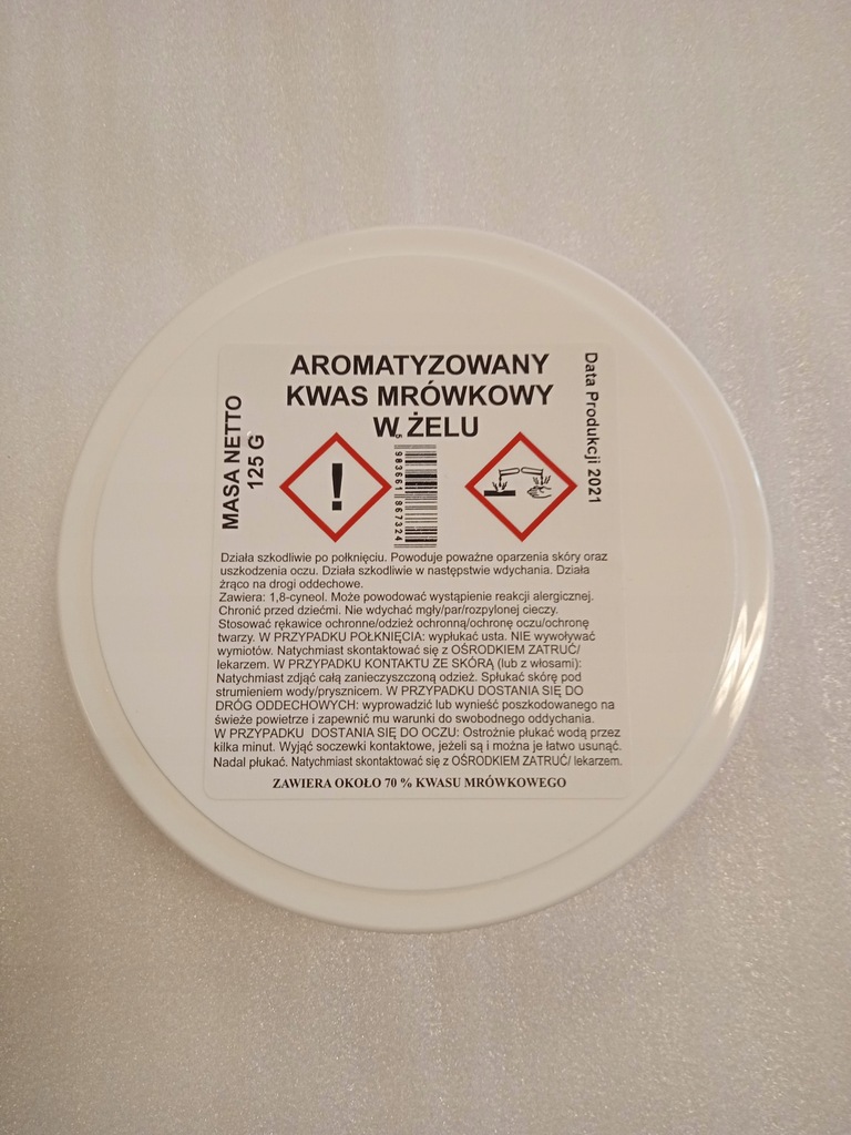 Kwas MRÓWKOWY w ŻELU_aromatyzowany na warrozę - 10995729853 - oficjalne ...