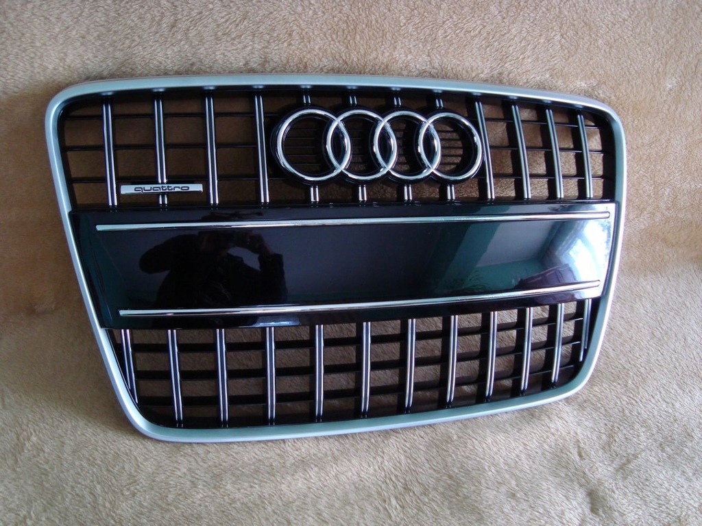 Grill Audi Q7 V12 W12 ORYGINAL 4L NOWY ORYGINAL - 13127604756 ...