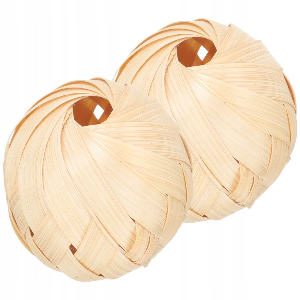 Lampshade Wicker Balls Spheres Natural 2 Pcs - 13718736779 - oficjalne ...