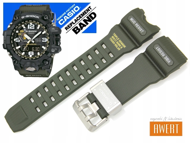 CASIO oryginalny pasek do zegarka G-SHOCK GWG-1000 -1A zielony _ - 14456491800 - oficjalne ...
