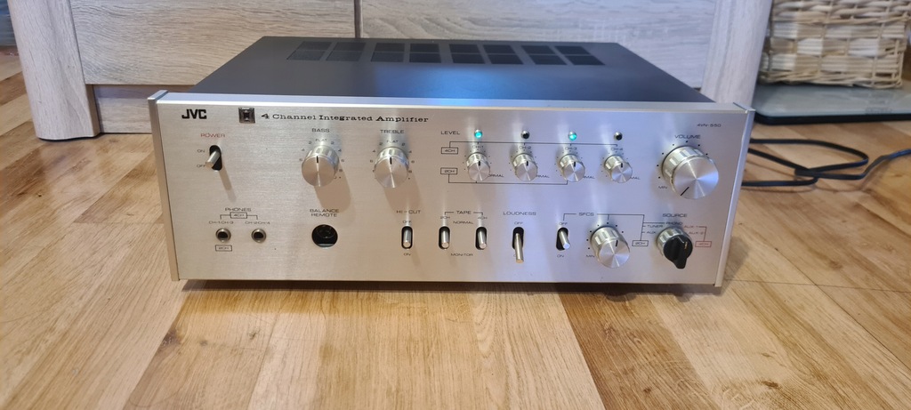 Wzmacniacz stereofoniczny JVC 4VN-550 - 12085591131 - oficjalne ...