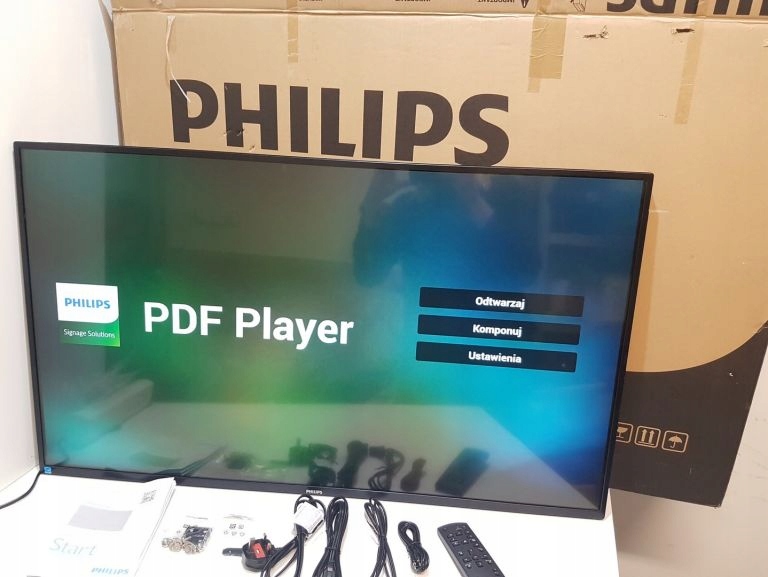 MONITOR PHILIPS D-LINE 43BDL4050D - 9177142276 - oficjalne archiwum Allegro