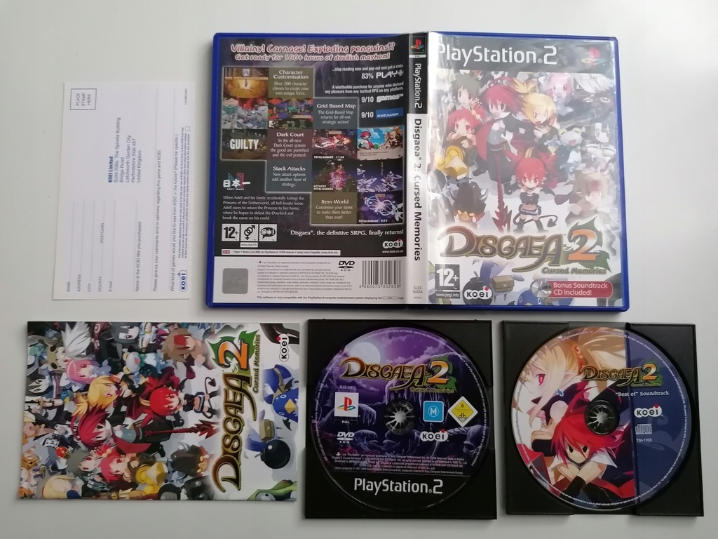 DISGAEA 2 CURSED MEMORIES PS2 - 11486821242 - oficjalne archiwum Allegro