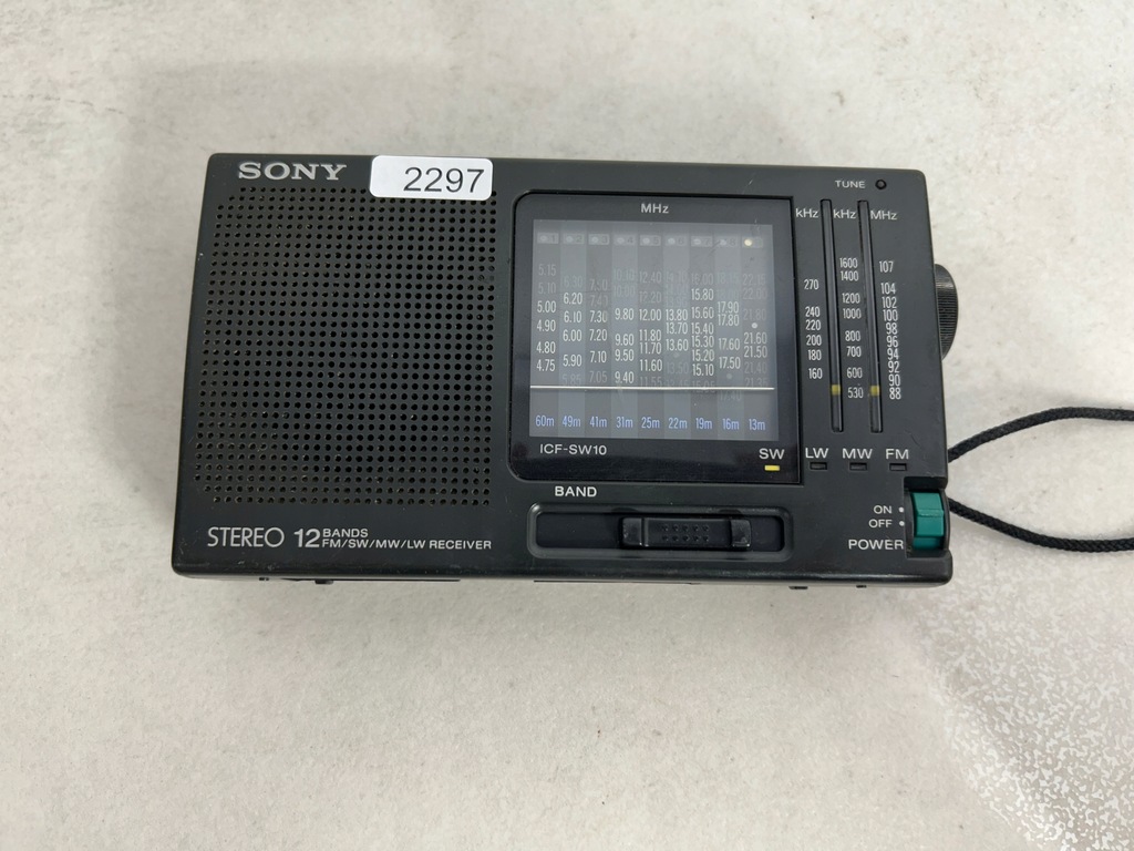 Radio wielozakresowe globalne Sony ICF-SW10 - 13724692026 - oficjalne ...