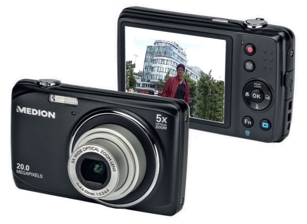 SUPER APARAT CYFROWY MEDION 20Mpx ZOOM OPT LCD 2,7 - 6772785814 ...