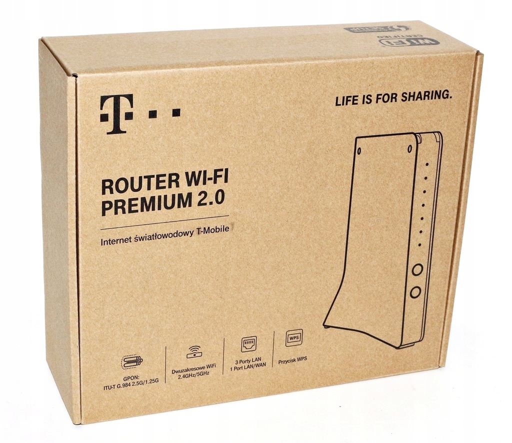 ROUTER WI-FI PREMIUM 2.0 ŚWIATŁOWÓD T-MOBILE - 11654995022 - oficjalne ...