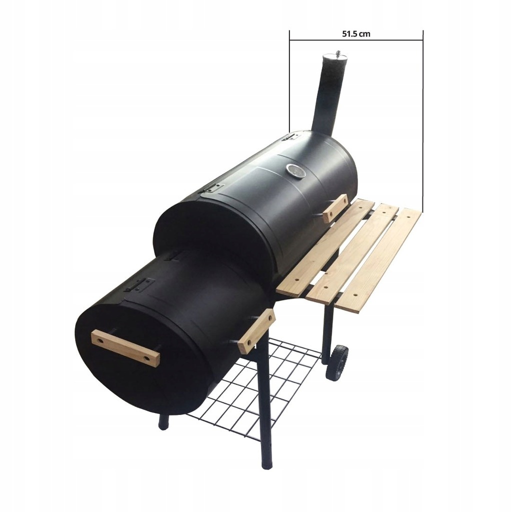 GRILL WĘGLOWY BECZKA WĘDZARNIA OGRODOWY POKRYWA - 8198381079 ...