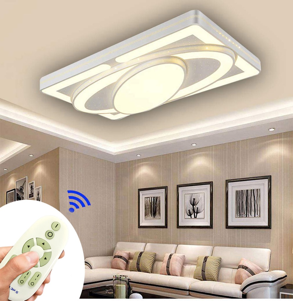 78W LED Lampa Plafon statek kosmiczny sufitowa - 11032269261 ...