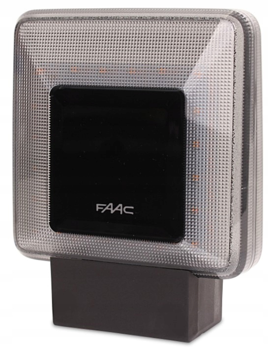 FAAC XLED lampa sygnalizacyjna 24V 230V Z ANTENĄ - 13089847647 - oficjalne archiwum Allegro