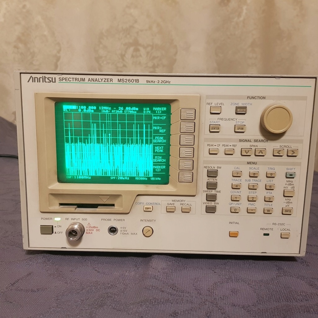 ANALIZATOR WIDMA ANRITSU MS2601B 9kHz-2,2GHz plus: - 13607844828 ...