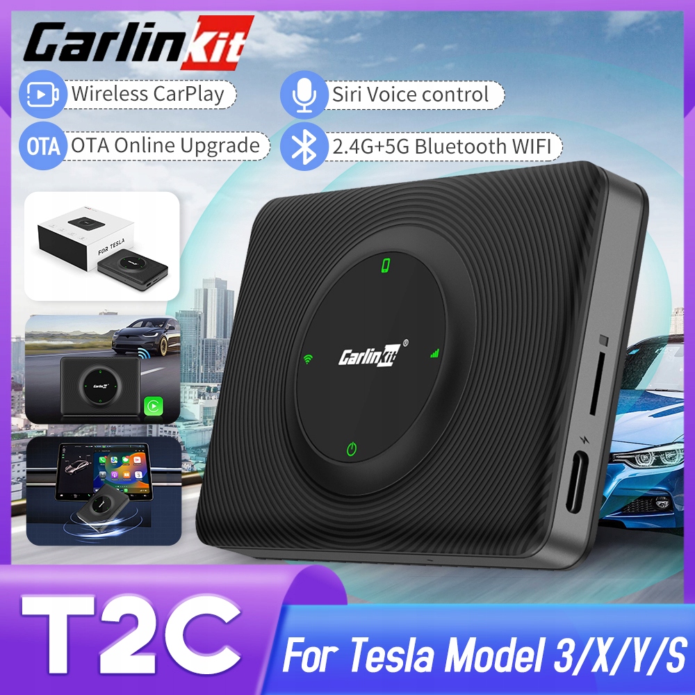 T2C CarLinkit Wireless Carplay dla Tesla Model 3 x - 13903140586 ...