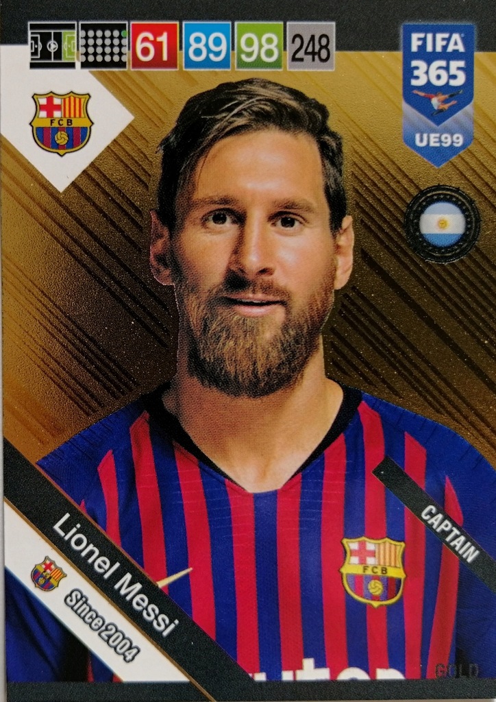 FIFA 365 2019 UPDATE CAPTAIN UE99 MESSI BARCELONA - 7915399175 ...