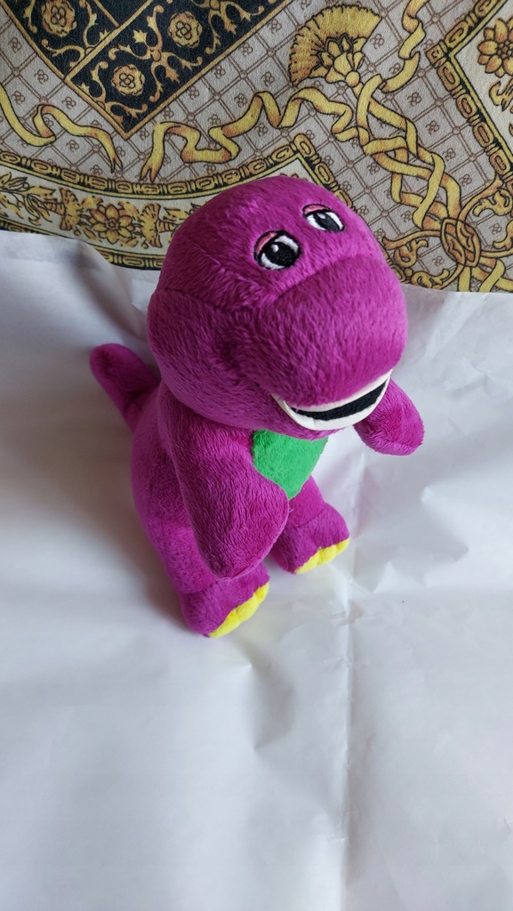 Barney maskotka smok dinozaur 20cm - 11797633021 - oficjalne archiwum ...