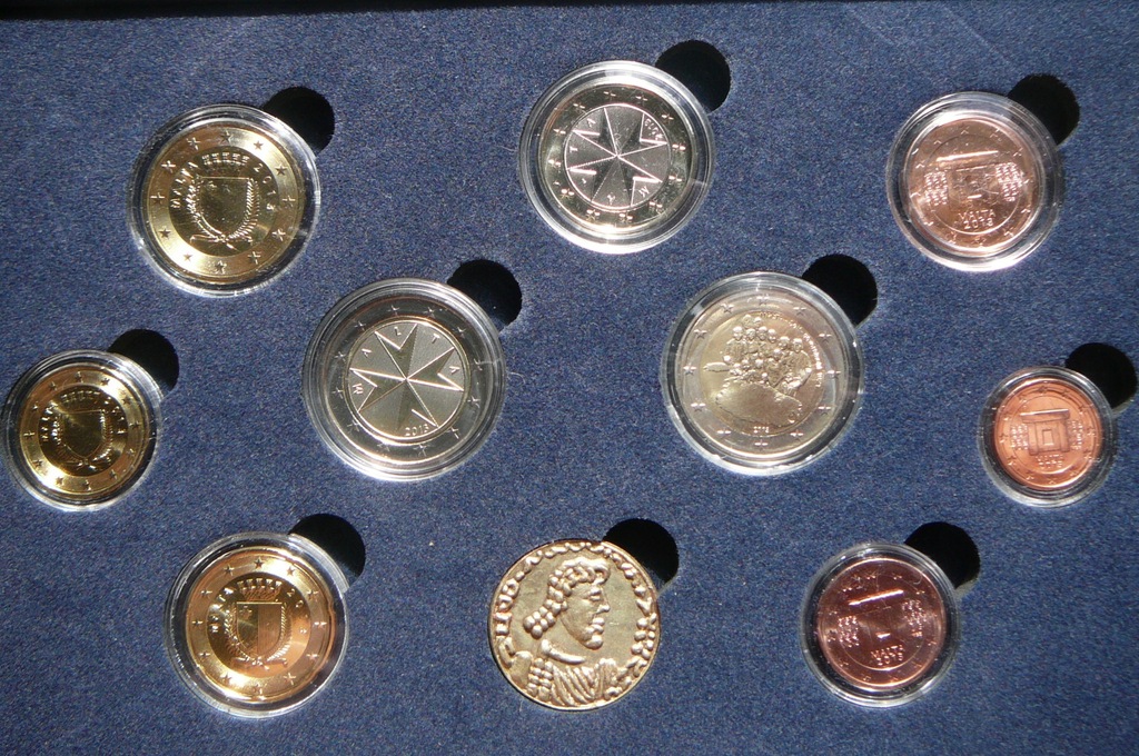 SET EURO MALTA 2013 KRZYŻ + WYBORY MENNICZE +MEDAL - 14216142155 ...