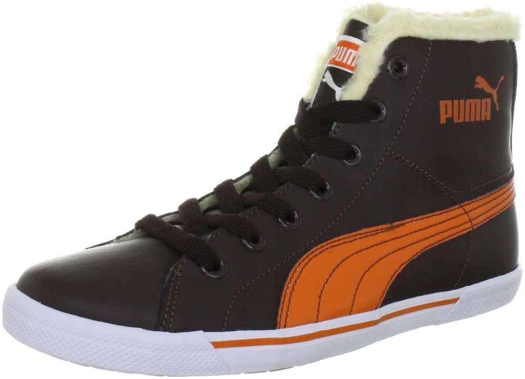PUMA benecio mid zimowe buty ocieplane skora 34,5 - 7673227973 ...