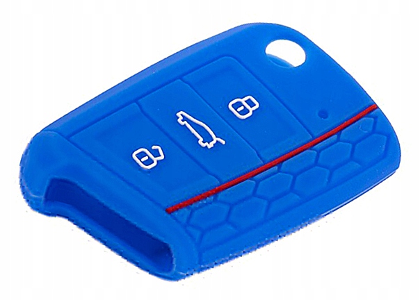 F6T07 Silikonowe etui na kluczyk, VW nowy typ nieb - 12007519641 ...