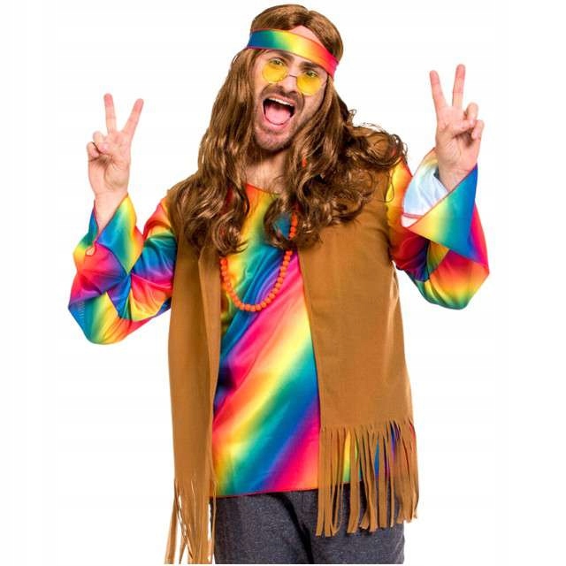 STRÓJ hipisa HIPIS pacyfka lata 70 HIPPI XL/XXL - 7772485347 ...