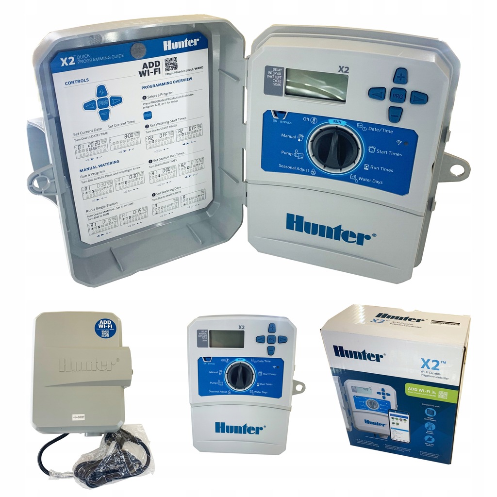STEROWNIK NAWADNIANIA HUNTER X2 ZEWN 6 SEKCJI WIFI - 12553347606 ...