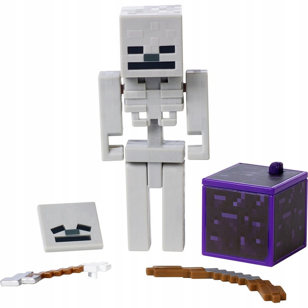 MINECRAFT figurka SKELETON SZKIELET HFC28 - 12945456425 - oficjalne ...