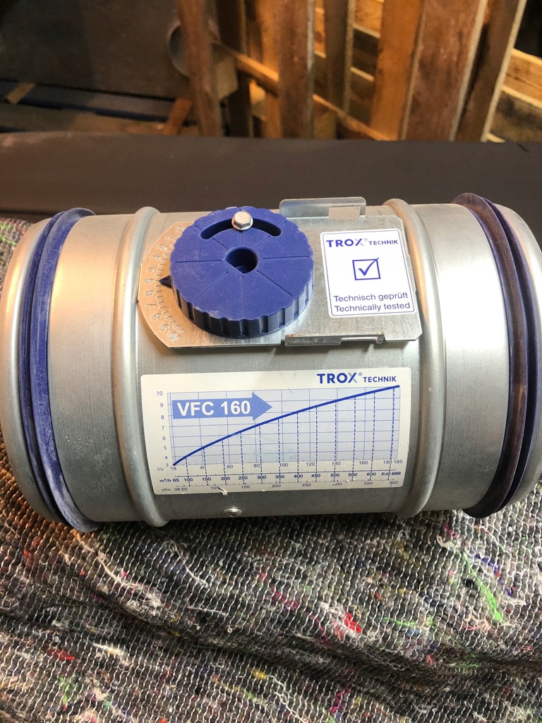 Regulator stałego przepływu Trox VFC 200 - 11485514344 - oficjalne archiwum Allegro