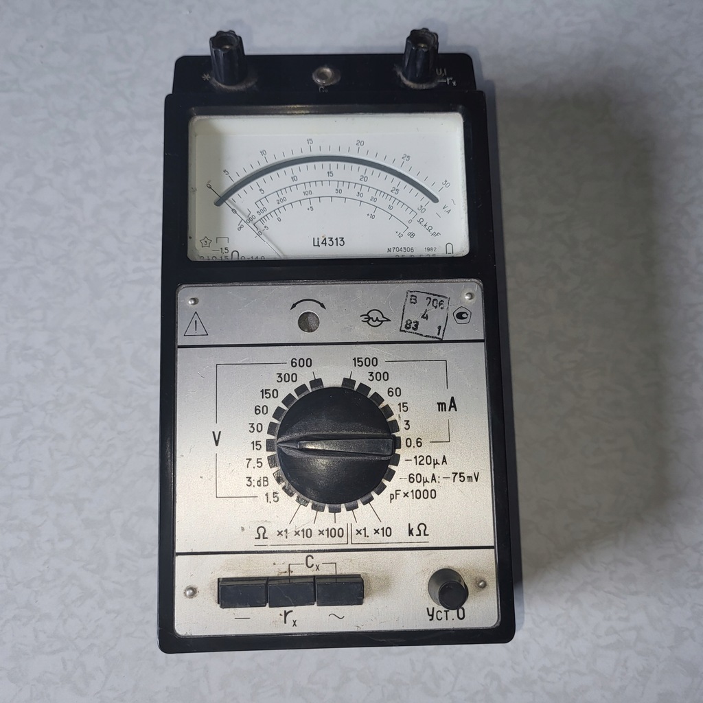 Stary Multimetr Miernik Analogowy C4313 - 14805796858 - oficjalne ...